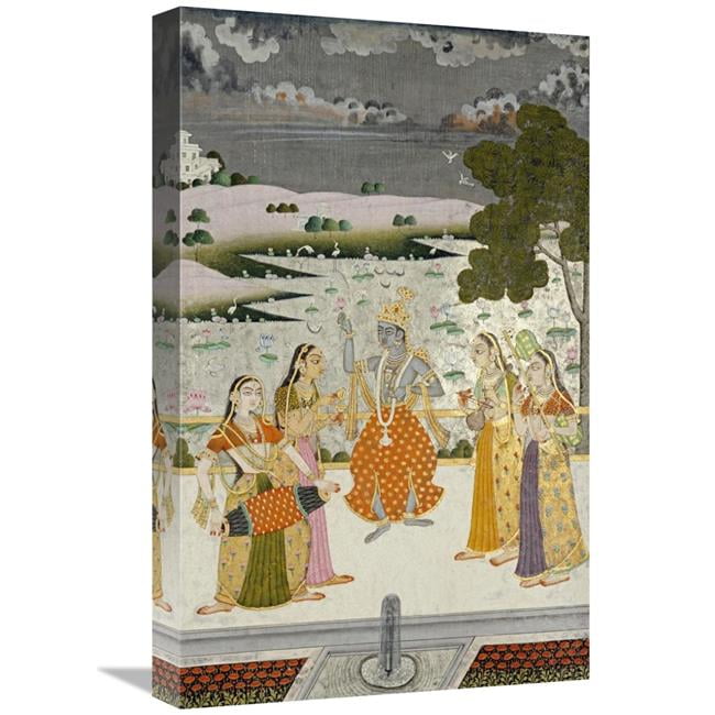 Global Gallery Krishna with the Gopis Art Print - Ustad Murad Bikaner - 22in. - Walmart.com