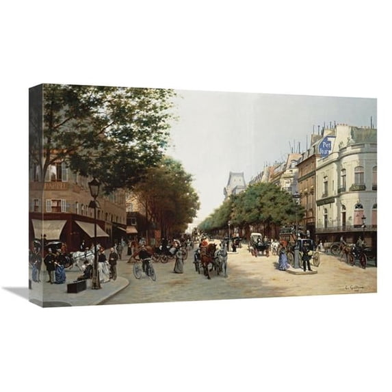 Global Gallery Le Boulevard Des Italiens - Paris Art Print - Edmond ...