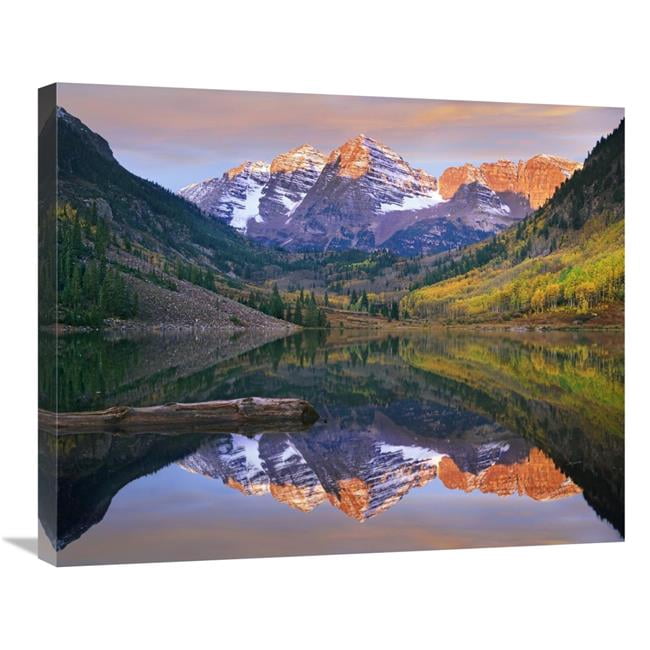 Global Gallery Maroon Bells Peaks Reflected in Maroon Lake - Snowmass ...