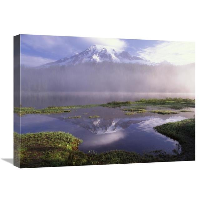 Global Gallery Mt Rainier - An Active Volcano Encased in Snow - Mt ...