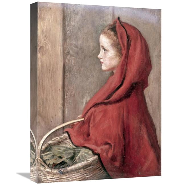 Global Gallery Red Riding Hood - The Artists Daughter Effie Art Print ...