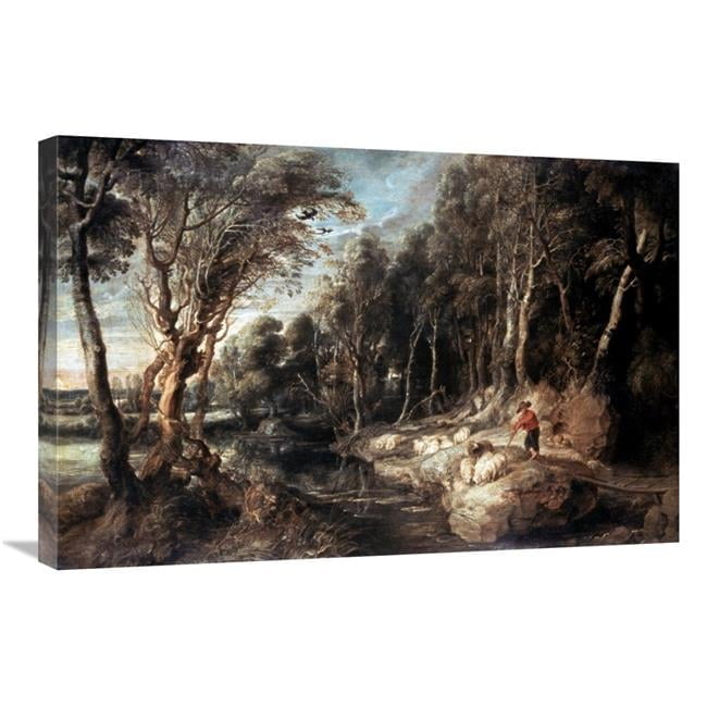 Global Gallery Shepherd with His Flock Art Print - Peter Paul Rubens - Walmart.com