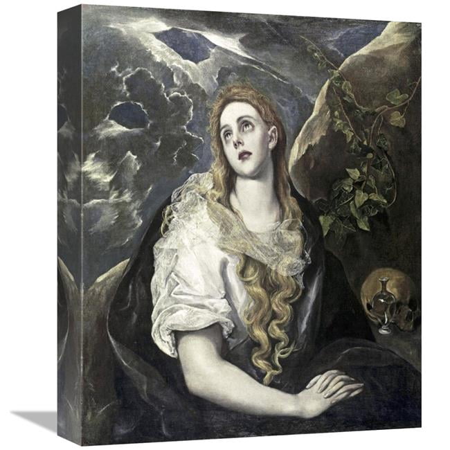 Global Gallery St. Mary Magdalene in Penitence Art Print - El Greco ...