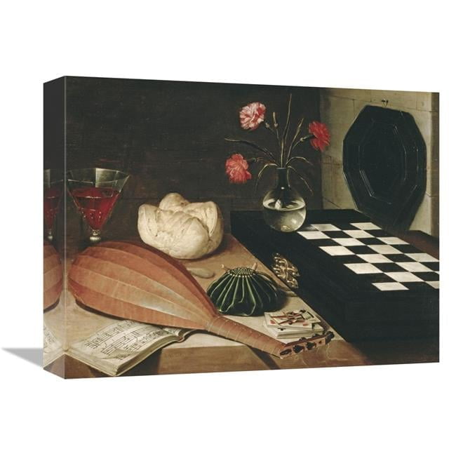 Global Gallery Still Life with a Chess-Board Art Print - Lubin Baugin ...