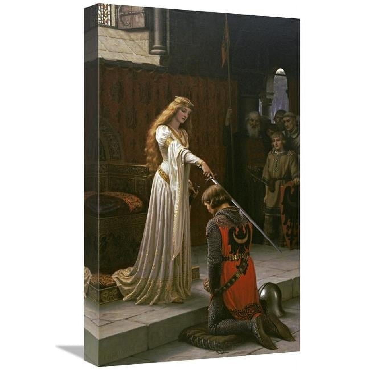 Global Gallery The Accolade Art Print - Edmund Blair Leighton - Walmart.com