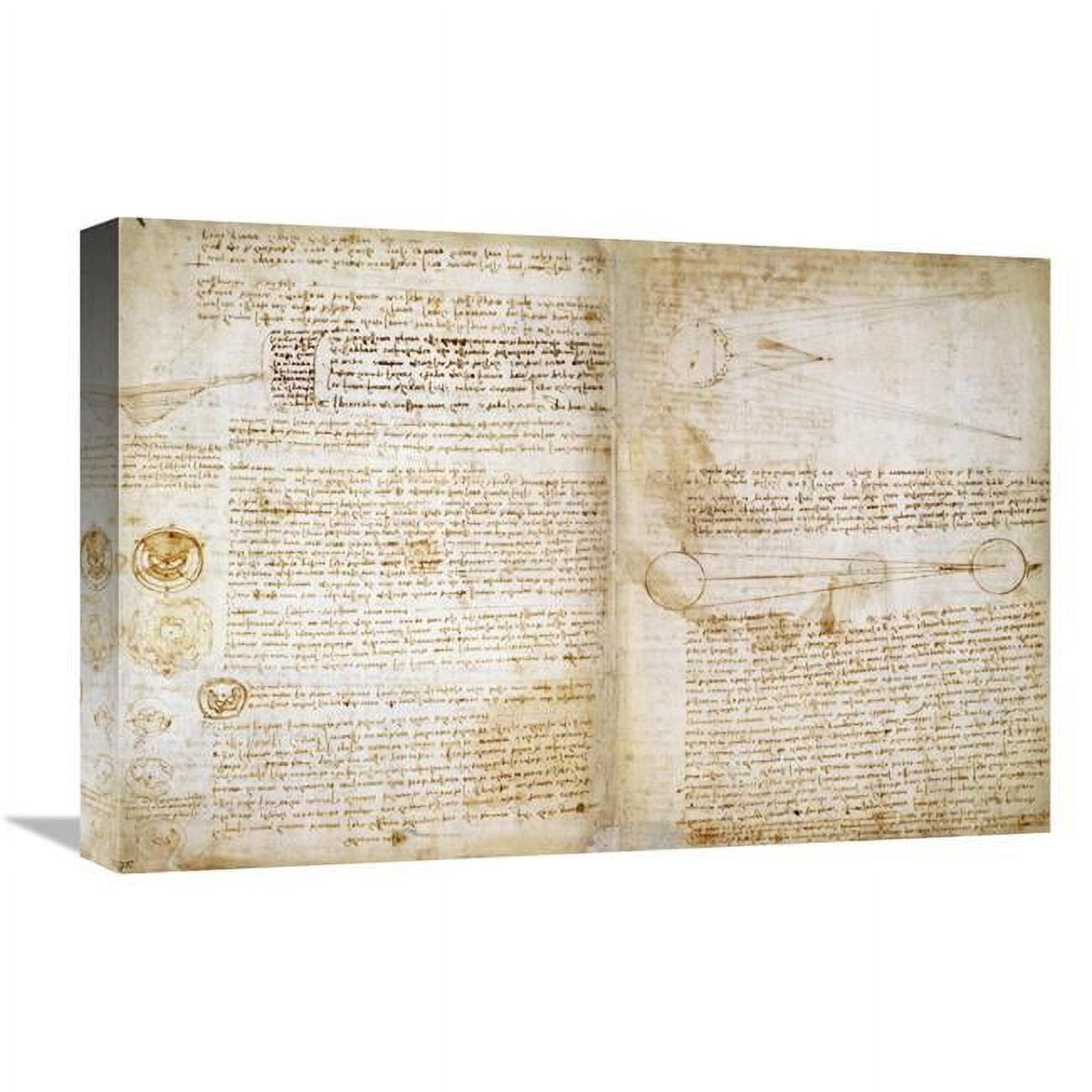 Global Gallery The Codex Hammer Pages 48-51 Art Print - Leonardo Da ...