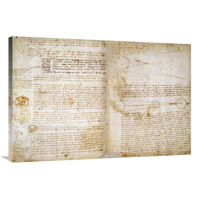 Global Gallery The Codex Hammer Pages 48-51 Art Print - Leonardo Da ...