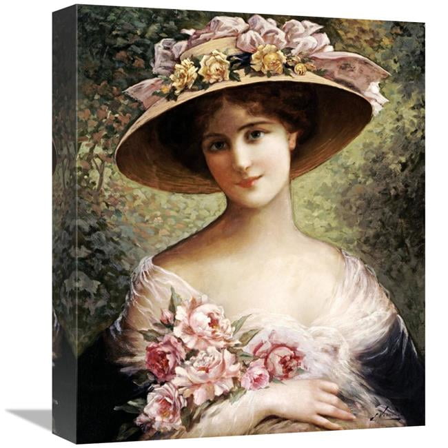 Global Gallery The Fancy Bonnet Art Print - Emile Vernon - Walmart.com
