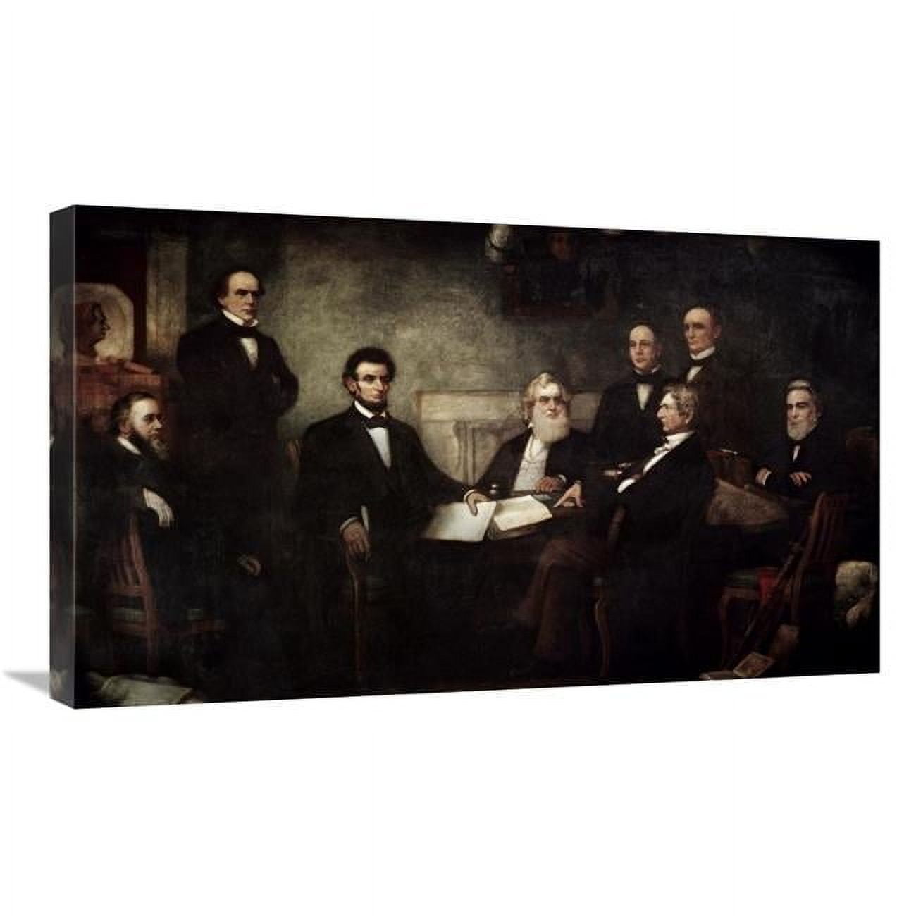 Global Gallery The First Reading of the Emancipation Proclamation Art ...
