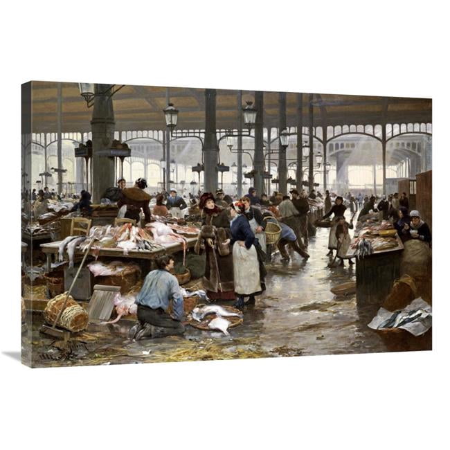 Global Gallery The Fish Hall at the Central Market Art Print - Victor ...