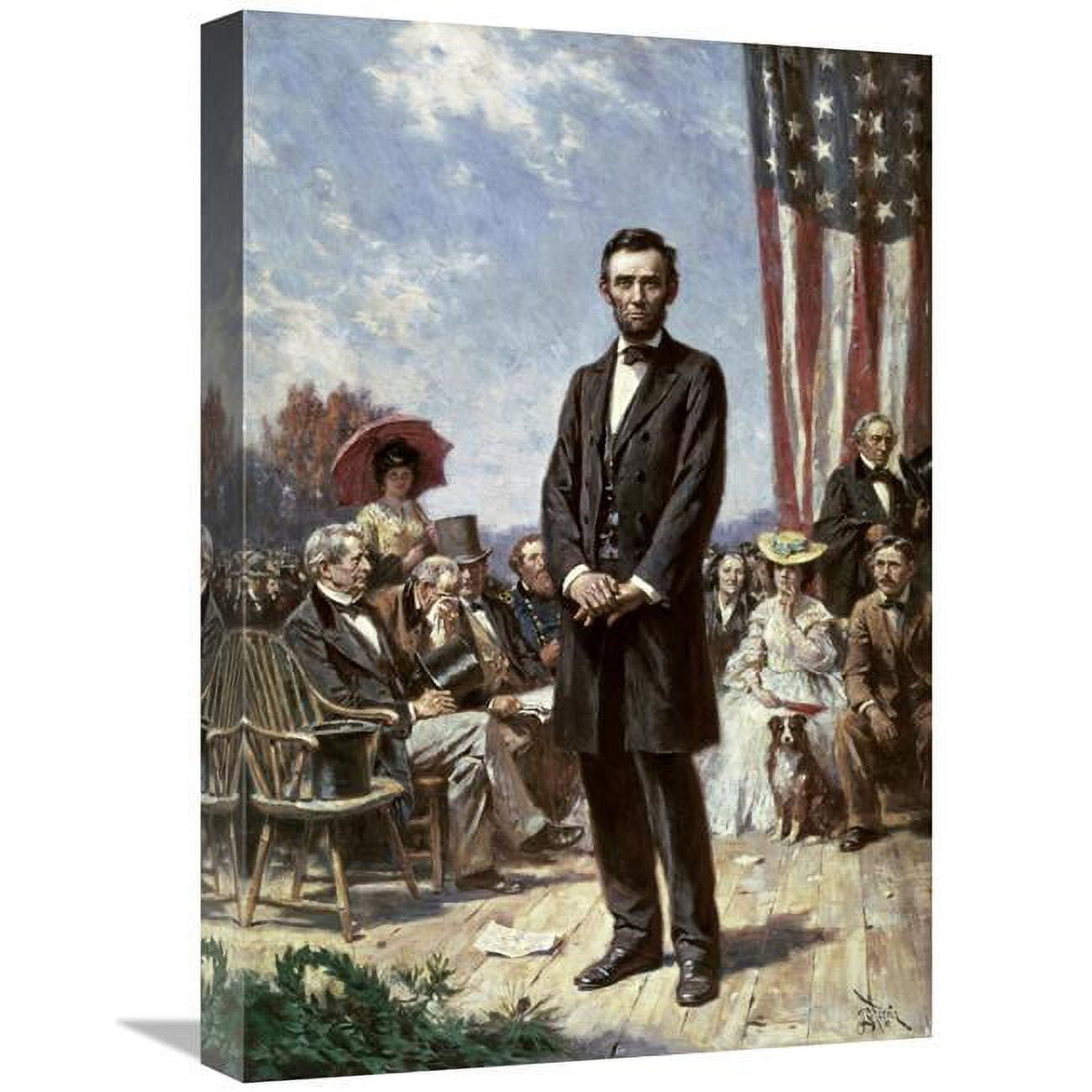 Global Gallery The Gettysburg Address Art Print - Jean Leon Gerome ...