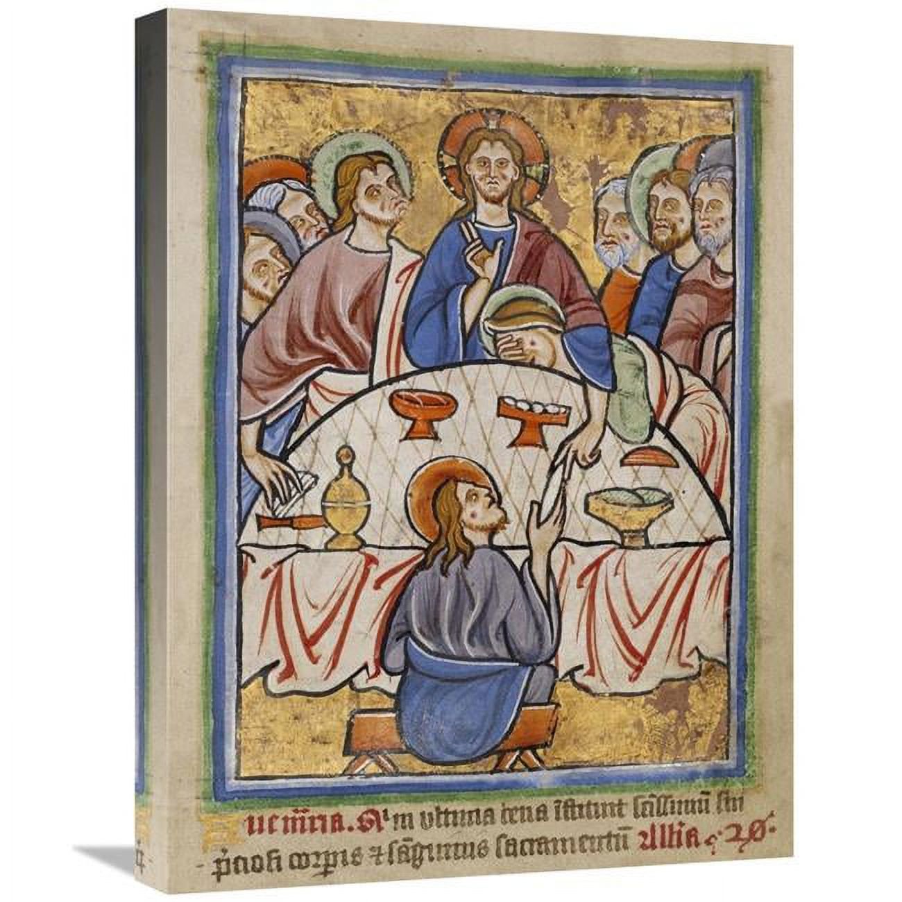 Global Gallery The Last Supper Art Print - Unknown 12th Century English Illuminator - Walmart.com