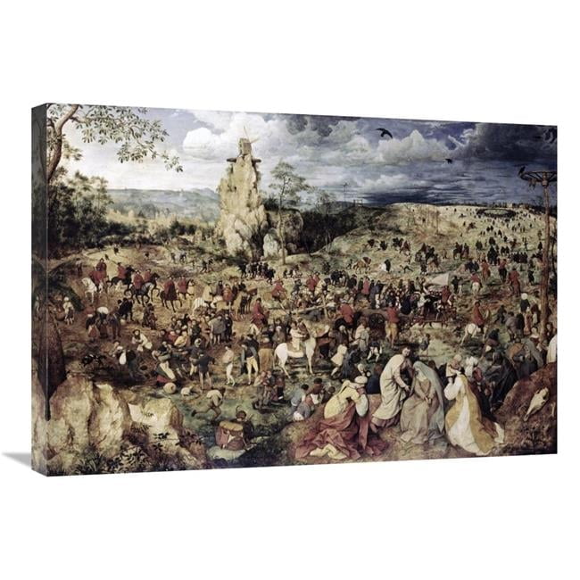 Global Gallery The Procession to Calvary Art Print - Pieter Bruegel The ...