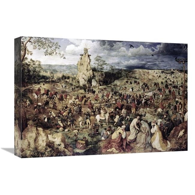 Global Gallery The Procession to Calvary Art Print - Pieter Bruegel The ...