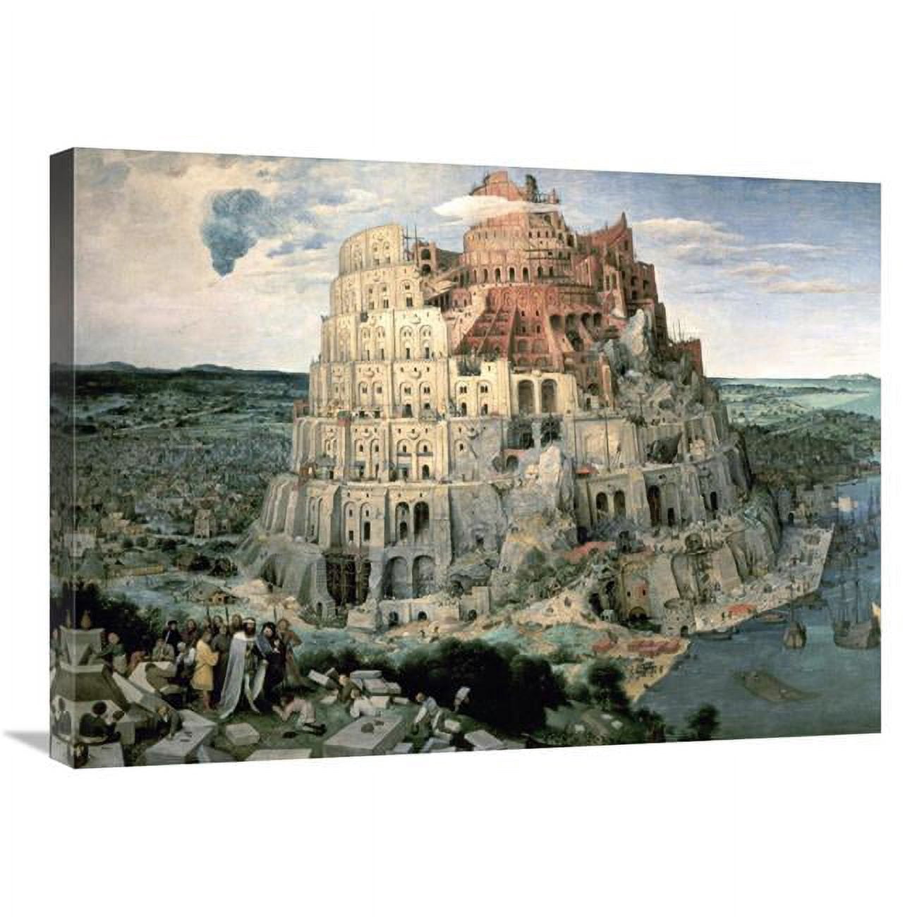 Global Gallery Tower of Babel Art Print - Pieter Bruegel The Elder ...
