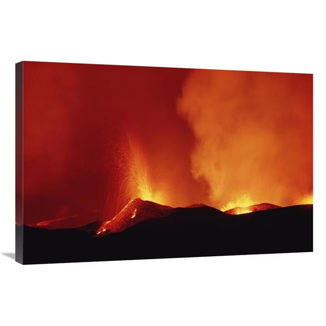 Global Gallery Volcanic Eruption with Lava Fountain & Splatter Cone ...