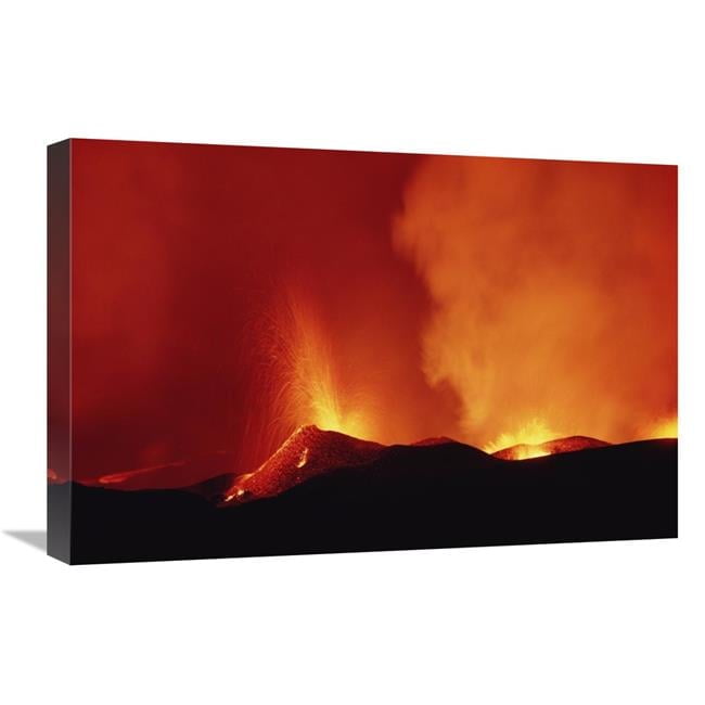 Global Gallery Volcanic Eruption with Lava Fountain & Splatter Cone ...