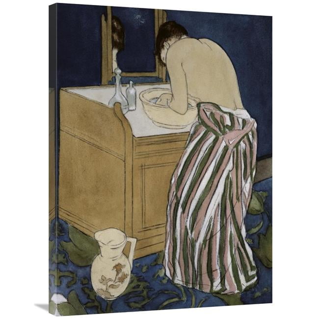 Global Gallery Woman Bathing Art Print - Walmart.com