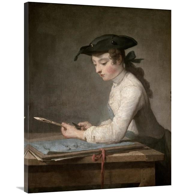 Global Gallery Young Draftsman Art Print - Jean-Baptiste-Simeon Chardin - Walmart.com