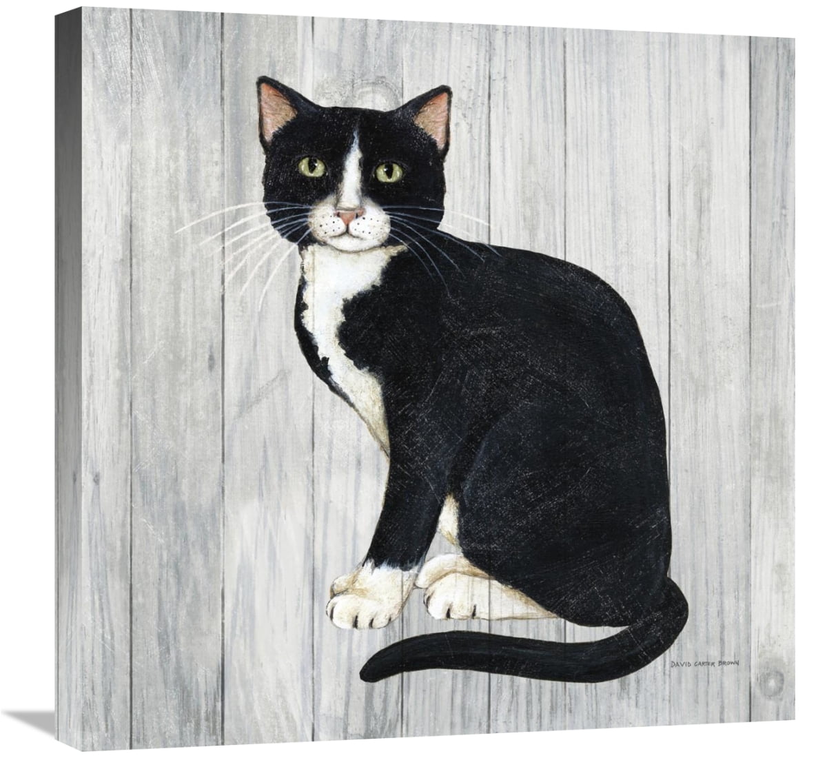 Global Gallery's 'Country Kitty I on Wood' by David Carter Brown ...