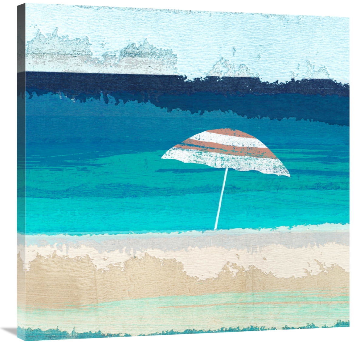 Global Gallery's 'Tropical Breeze (detail)' by Alex Blanco Stretched ...