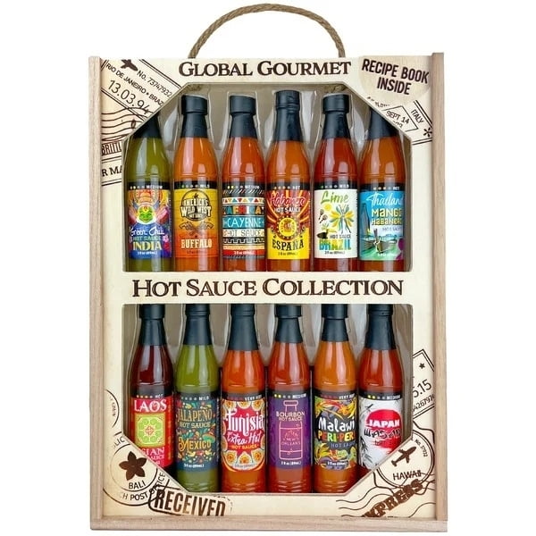 Global Gourmet Hot Sauce Collection 3 Ounce Pack Of 12