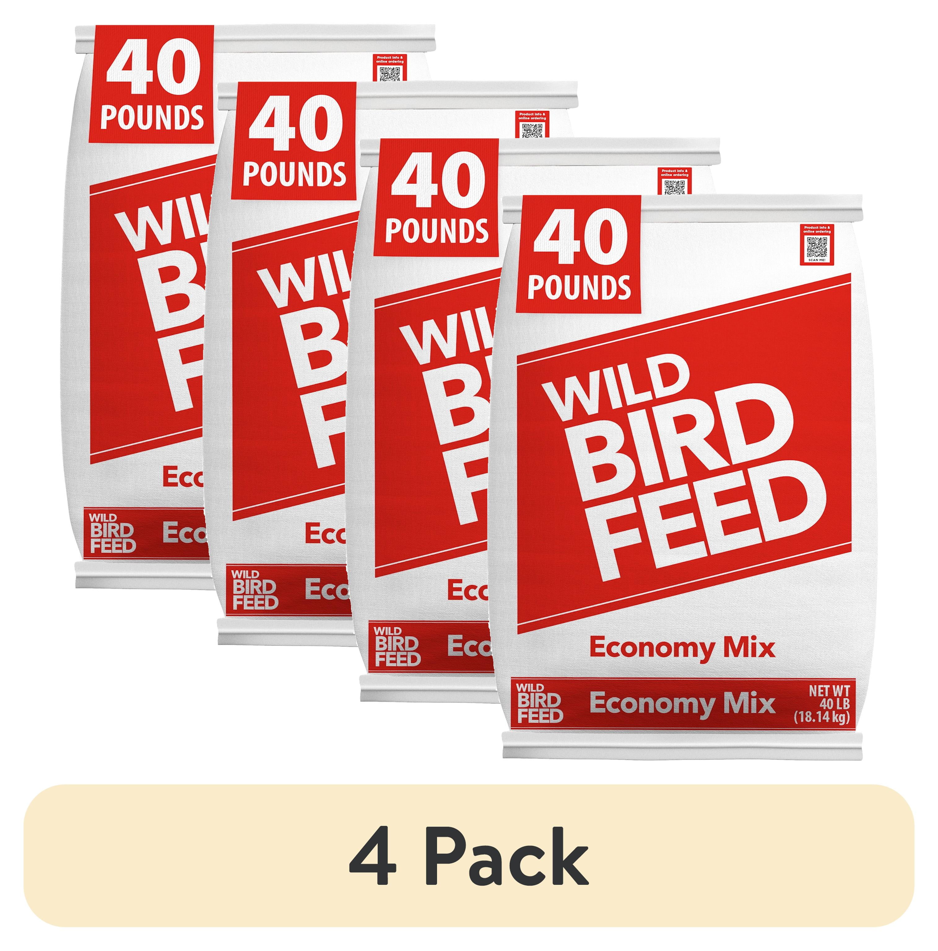 (4 pack) Global Harvest Foods Economy Mix Wild Bird Feed, Dry, 1 Count ...