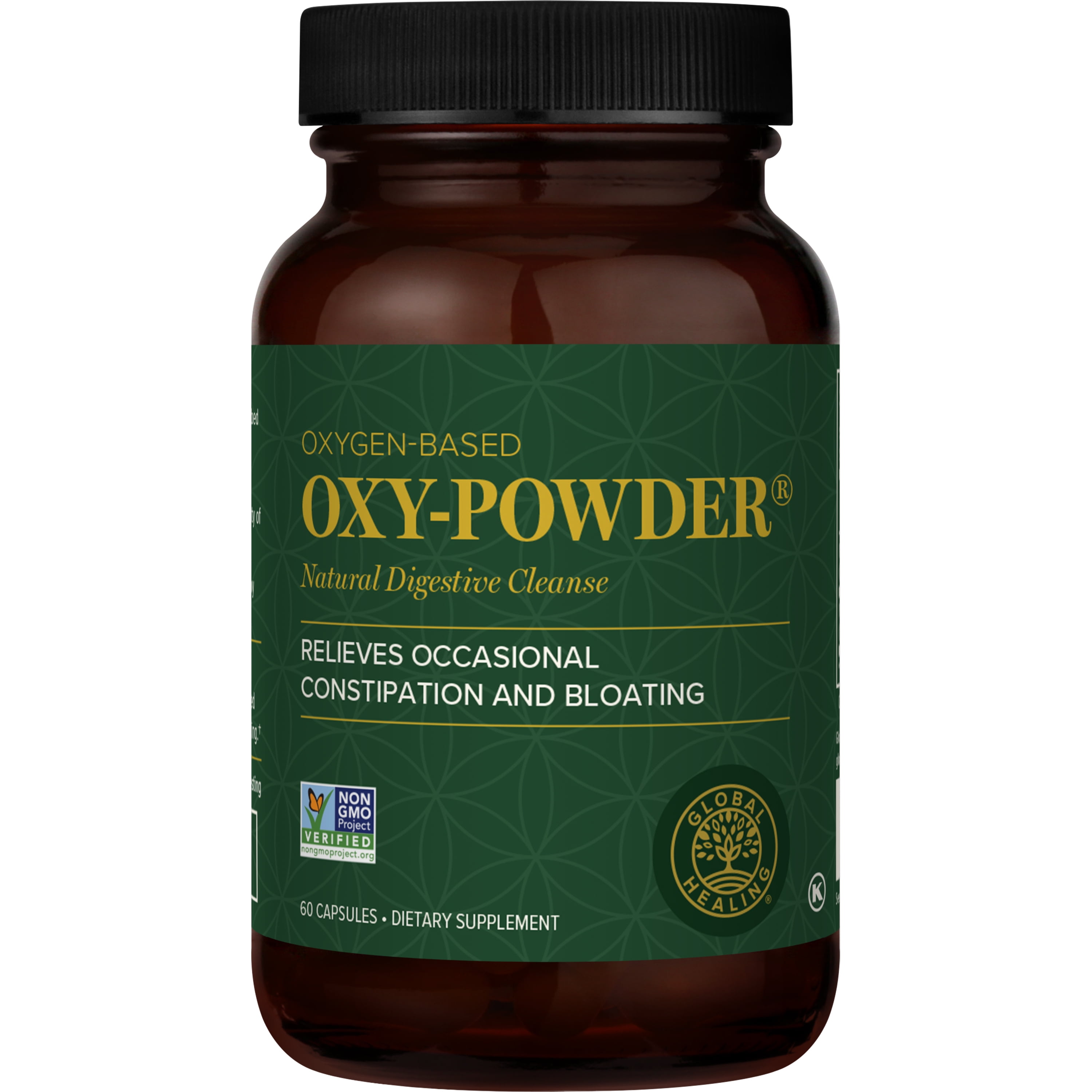 Global Healing Oxy-Powder Colon Cleanse, Detox Magnesium Supplement, 60 ...
