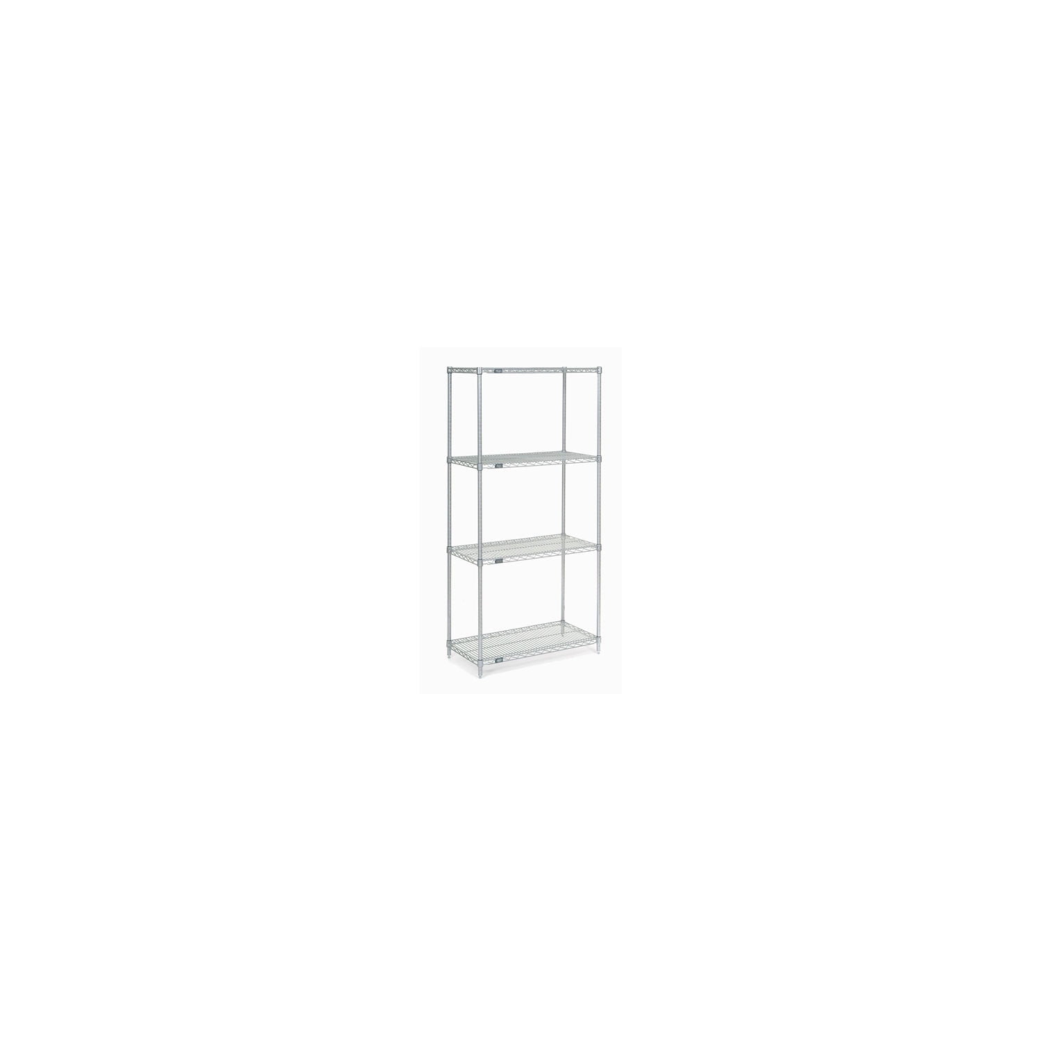 Global Industrial 14367Z 36 x 14 x 74 in. Nexel Poly-Z-Brite Wire ...