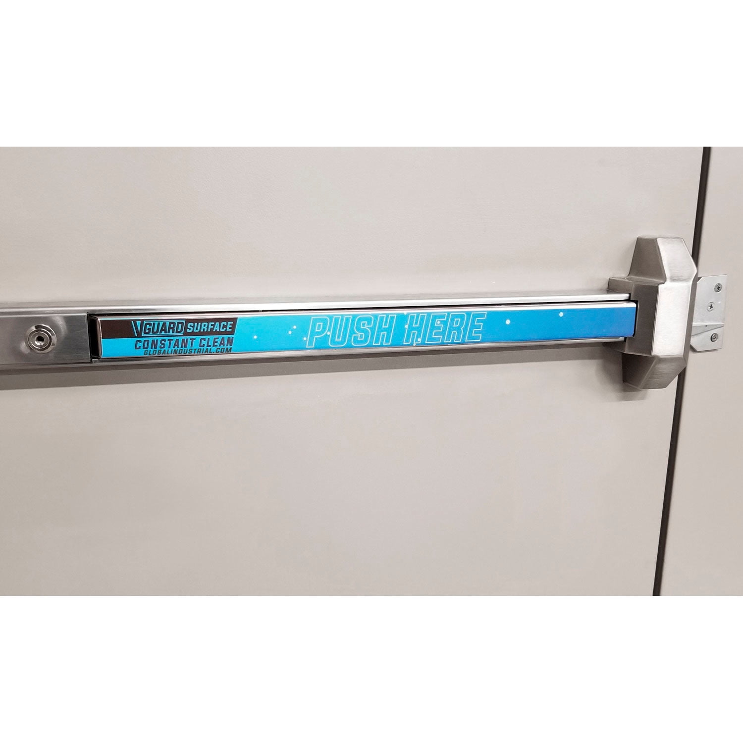 Global Industrial™ V-Guard Constant Clean Antimicrobial Panic Bar Strip ...