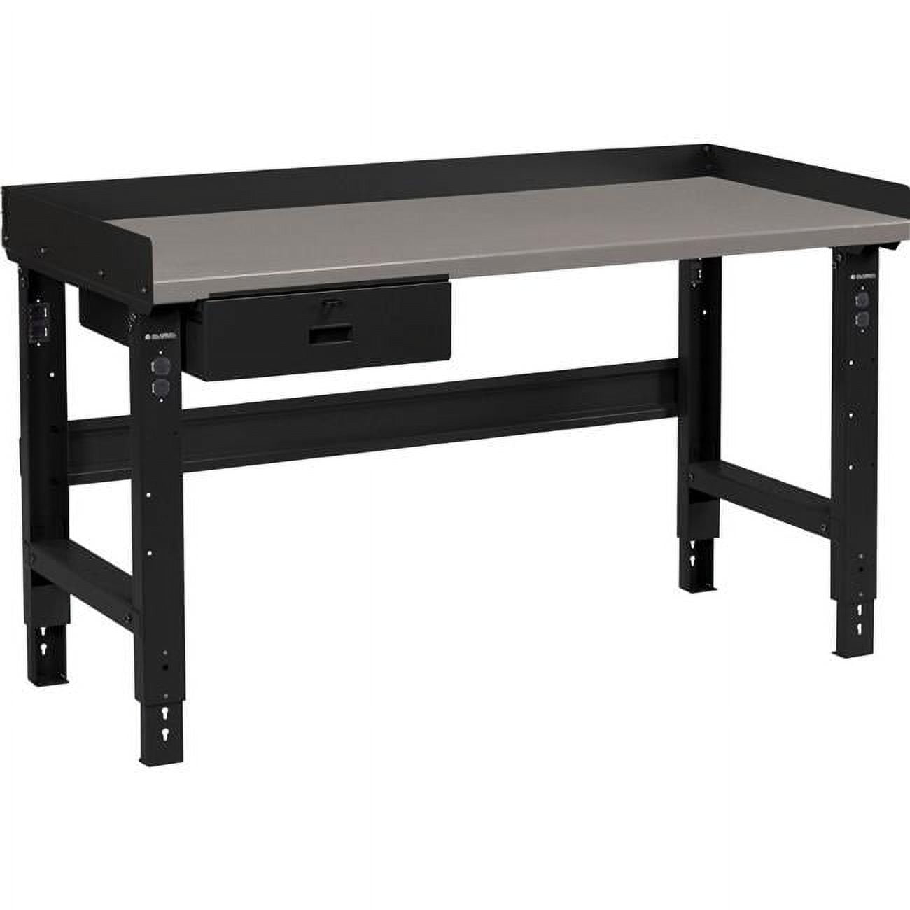 Global Industrial 183155ABK 72 x 36 in. Adjustable Height Workbench ...
