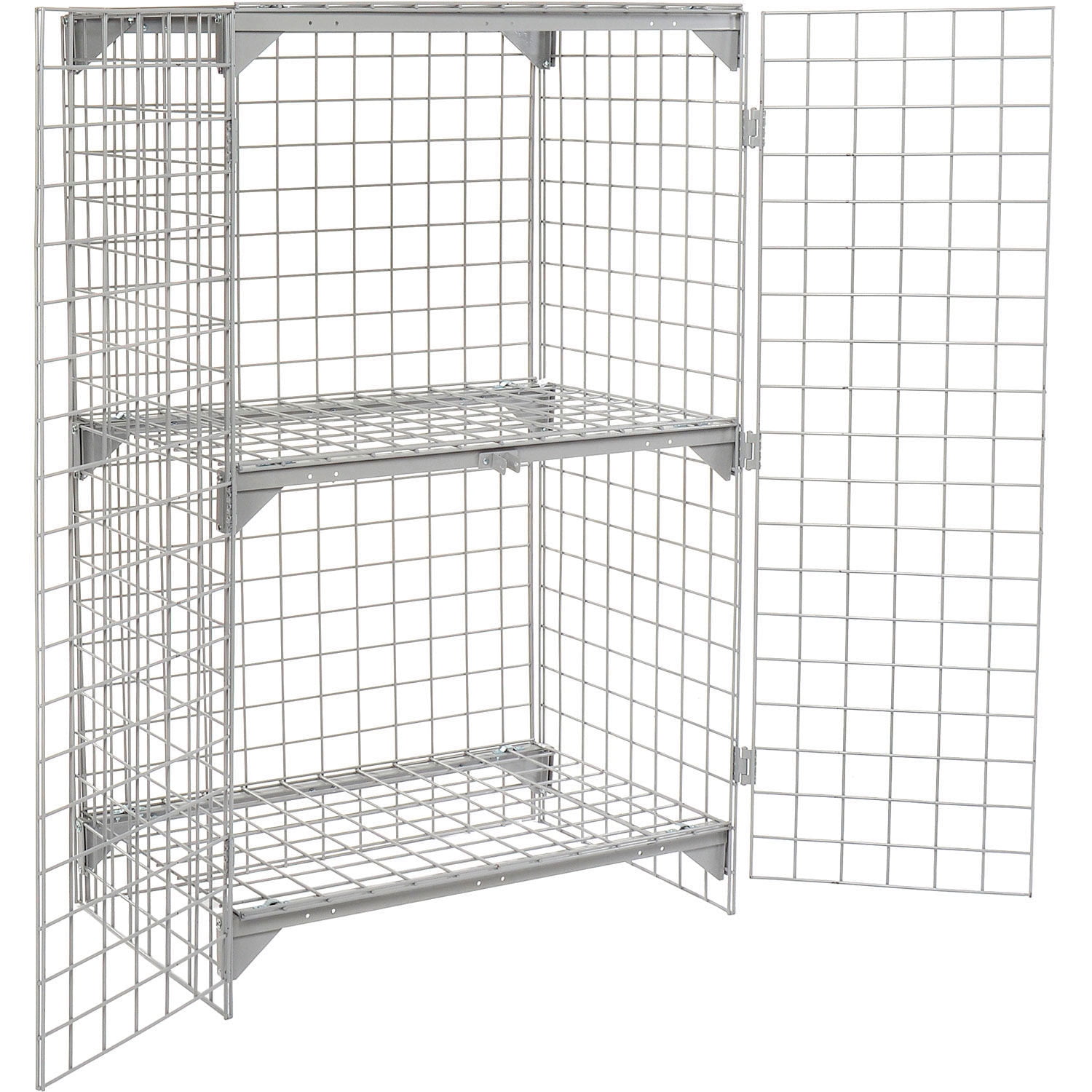 Global Industrial Wire Mesh Security Cage, 36 x 24 x 60 - Walmart.com