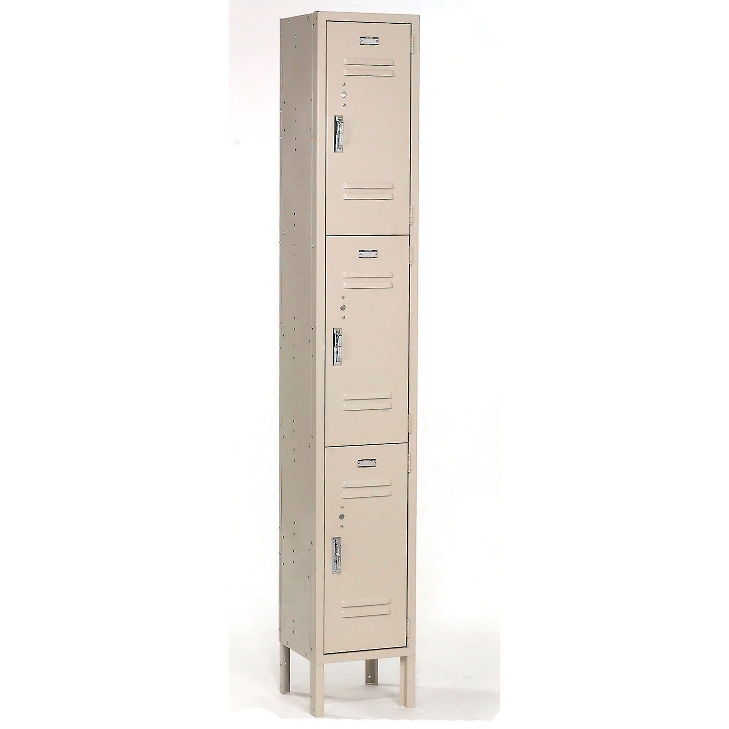 Global Industrial 238233TN 12 x 15 x 24 3 Tier Paramount Locker with 3 ...