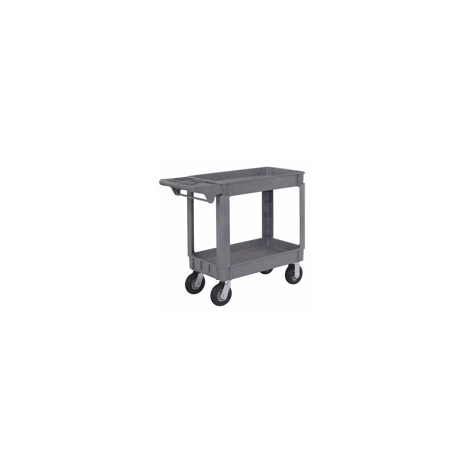 Global Industrial Utility Cart w/2 Shelves & 6"" Casters 500 lb ...