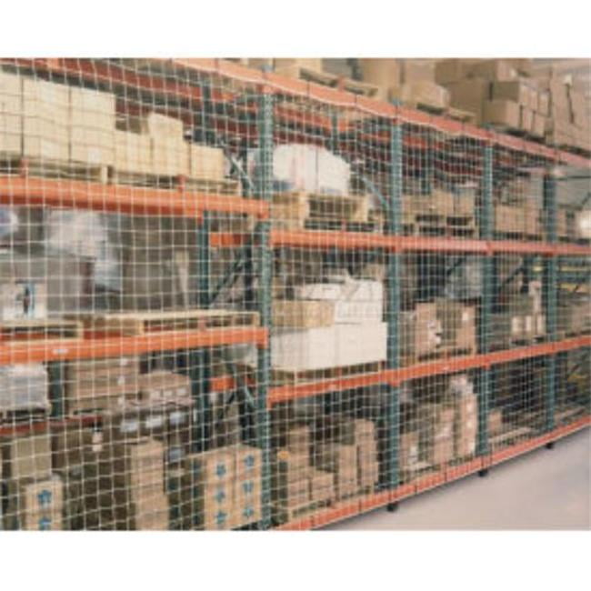 Global Industrial 248421A Pallet Rack Netting One Bay - Black - 99 x 48 ...