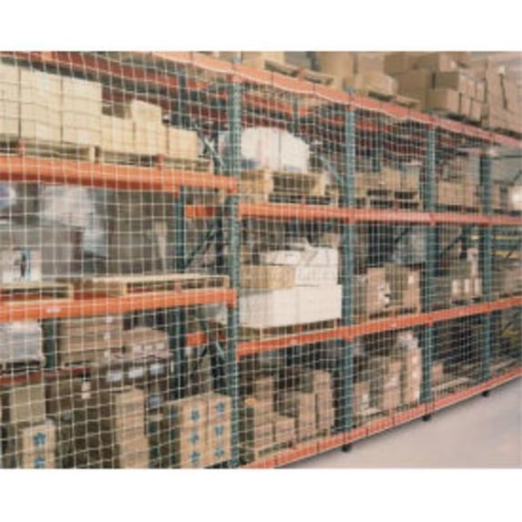 Global Industrial 248421A Pallet Rack Netting One Bay - Black - 99 x 48 ...