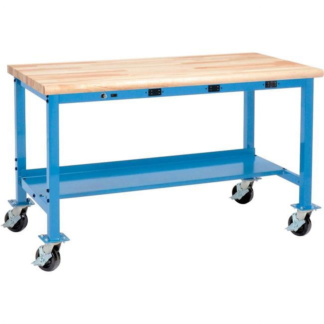 Global Industrial 253991WBBL Mobile Workbench - 72 x 36 in. - with ...