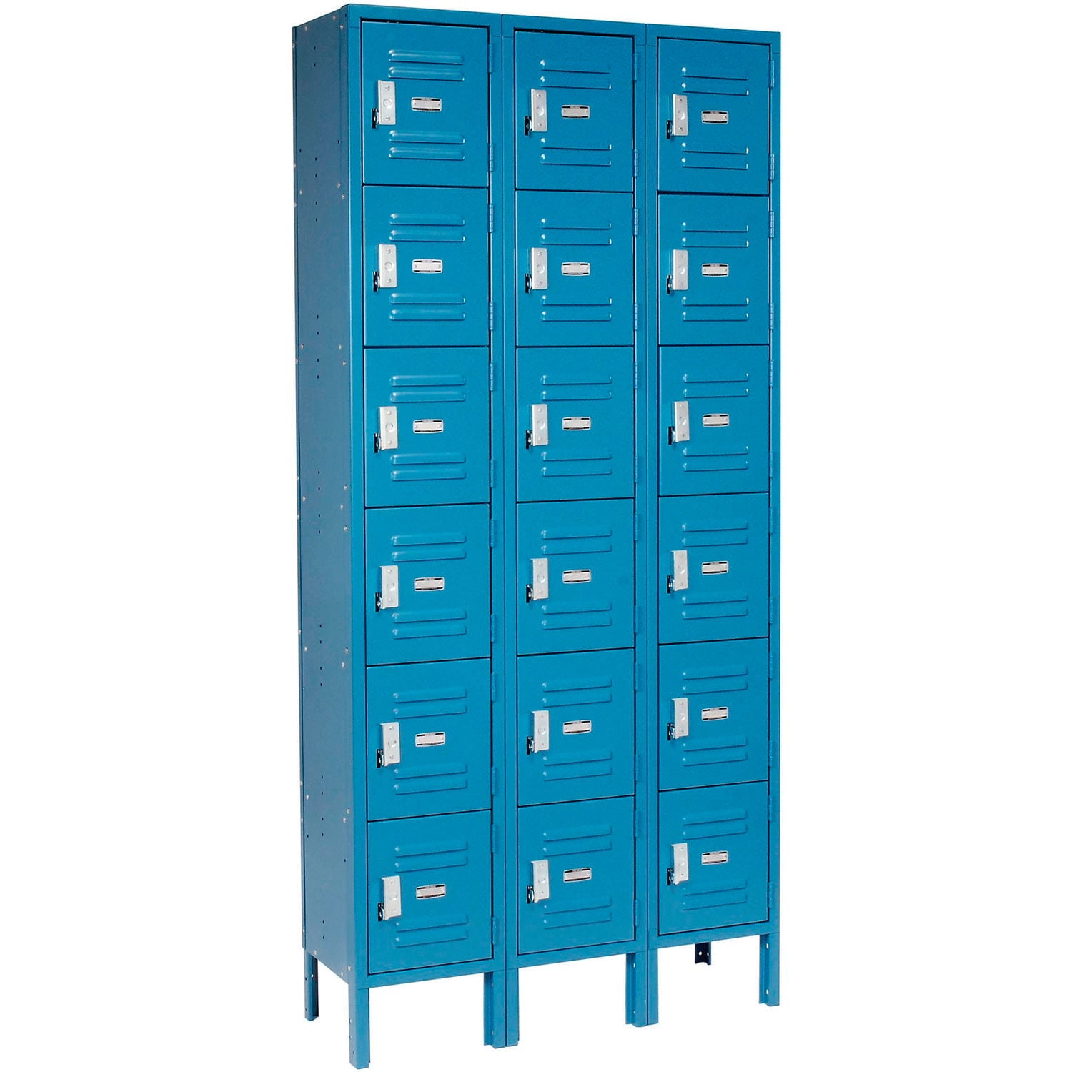 Global Industrial 269693BL Paramount Locker Six Tier - 18 Door ...