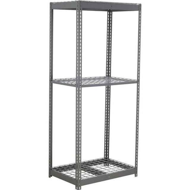 Global Industrial 3 Shelf Standard Duty Boltless Shelving Starter Wire