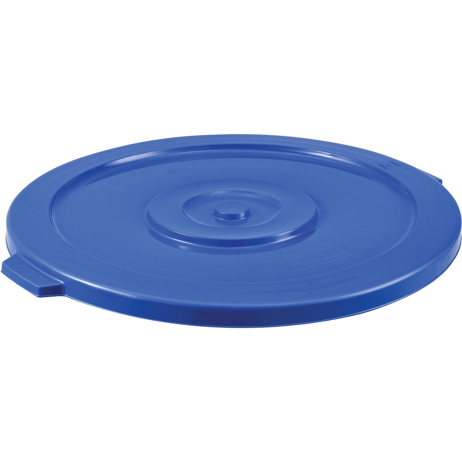 Global Industrial Plastic Trash Can Lid - 32 Gallon Blue - Walmart.com