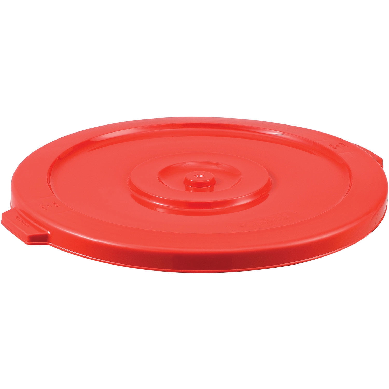 Global Industrial Plastic Trash Can Lid - 32 Gallon Red - Walmart.com