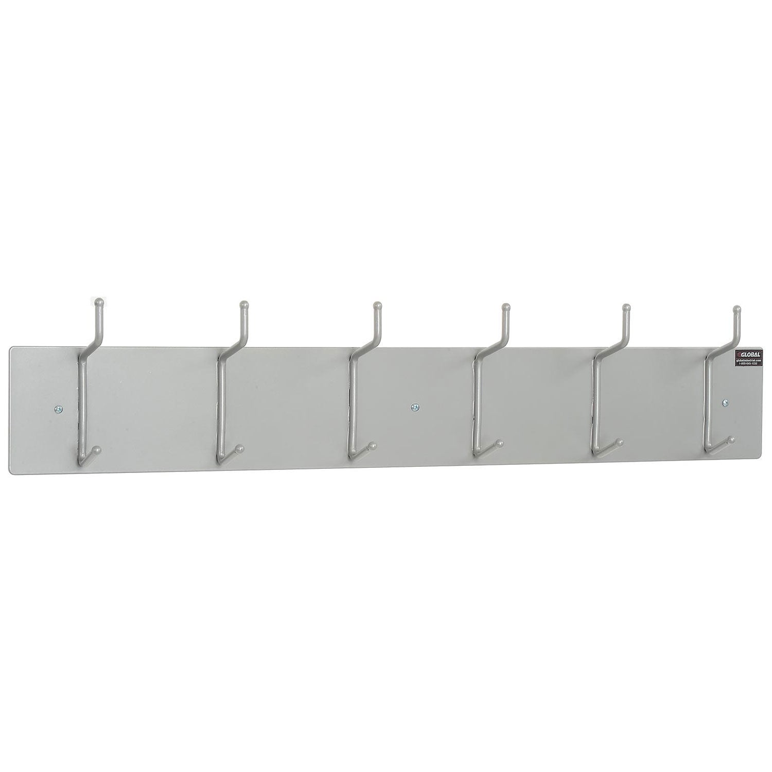 Global Industrial 36-1/2"W Wall Mounted Coat Rack - Silver - Walmart.com