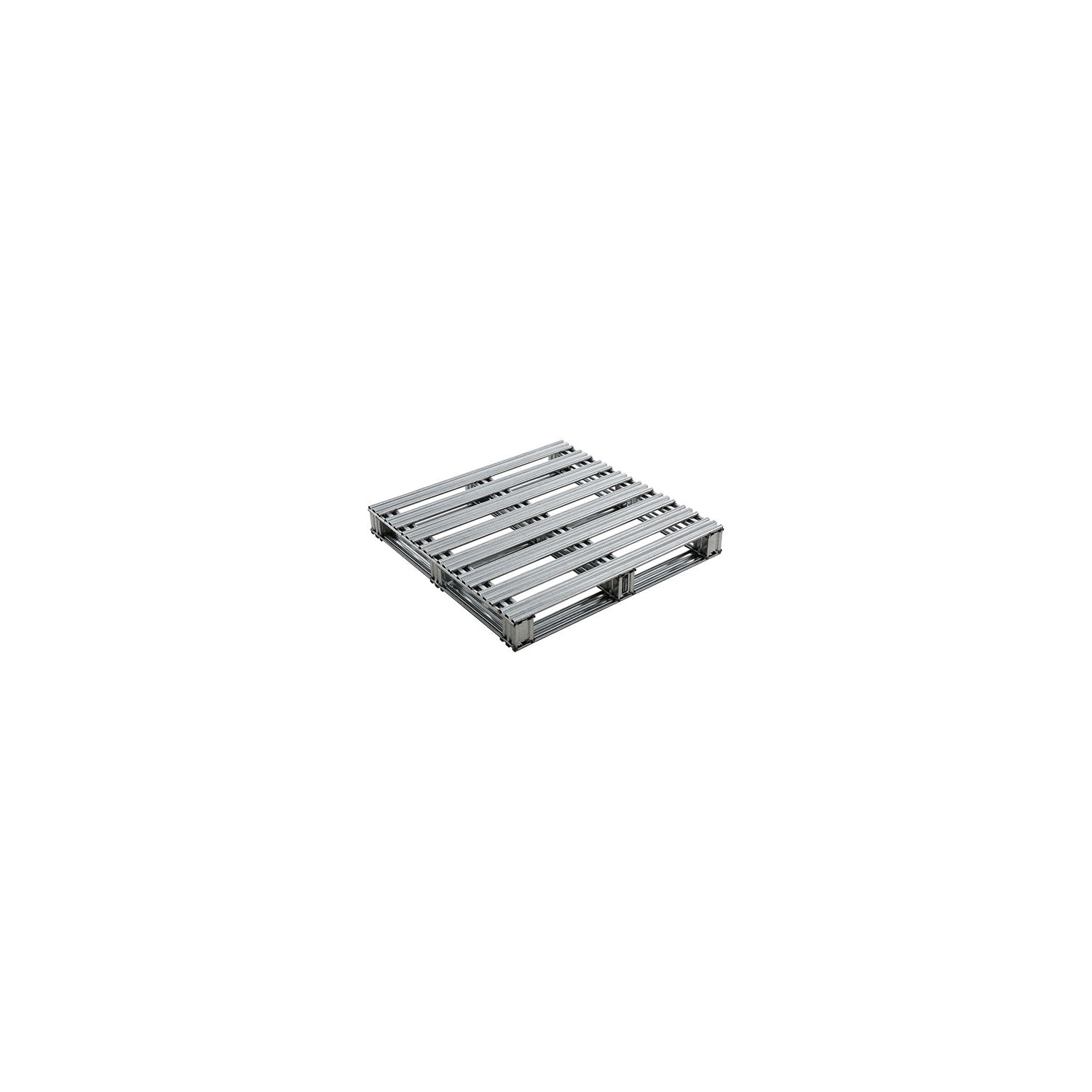 Global Industrial 36"L x 36"W Galvanized Steel Pallet - Walmart.com