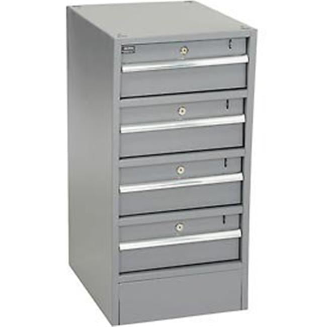 Global Industrial 4 Drawer Workbench Pedestal W/Built-In Base - Walmart.com