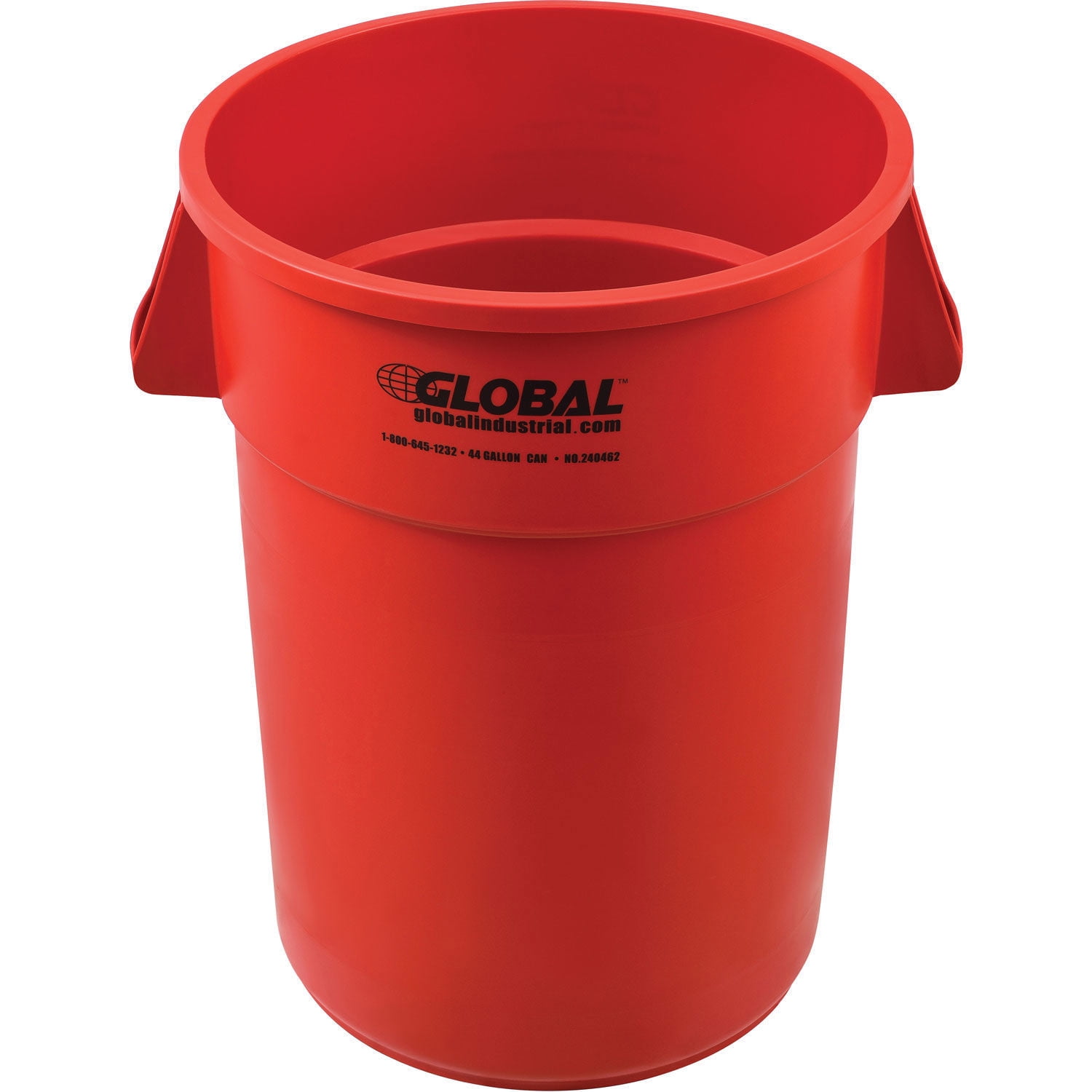 Global Industrial 44 Gallon Garbage Can, Red - Walmart.com