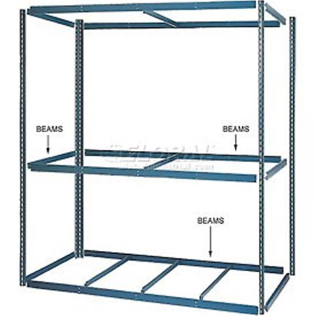 Global Industrial RS4 48 in. Gray Single Rivet Beam - Walmart.com