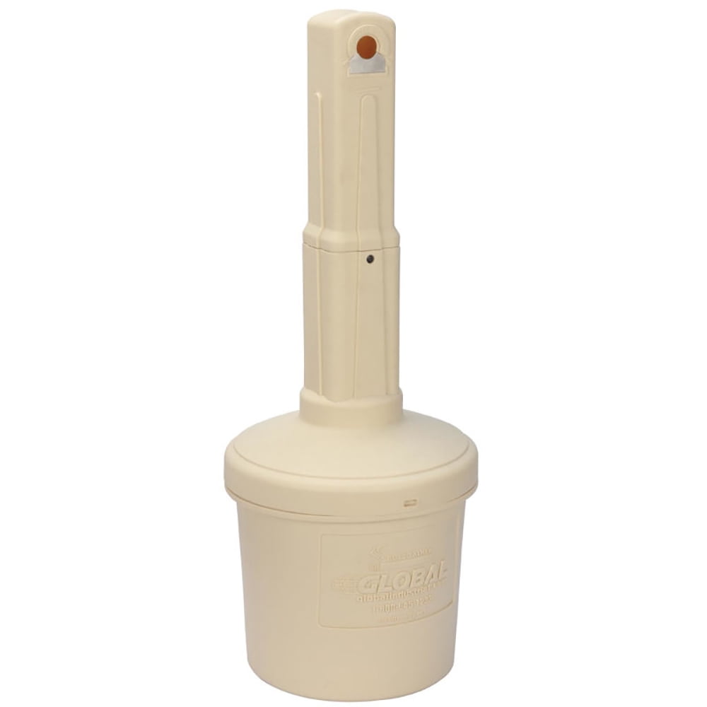 Global Industrial 5 Gal Flame Resistant Upright Plastic Outdoor Ashtray ...