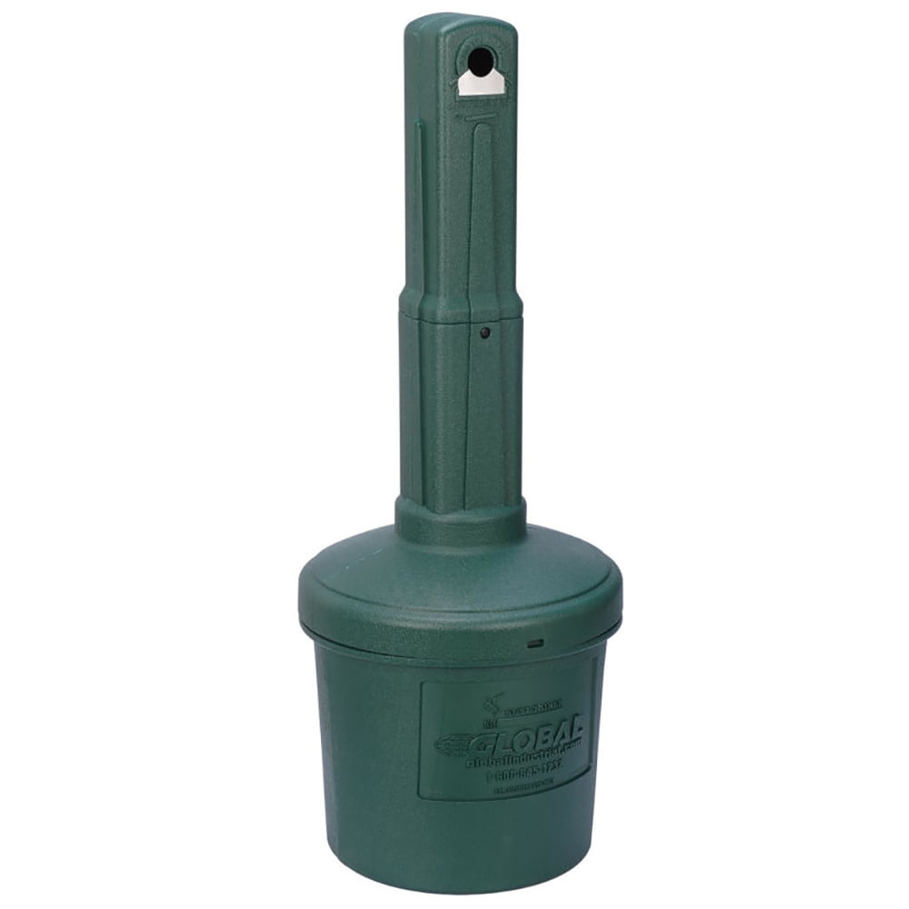 Global Industrial 5 Gal Flame Resistant Upright Plastic Outdoor Ashtray ...