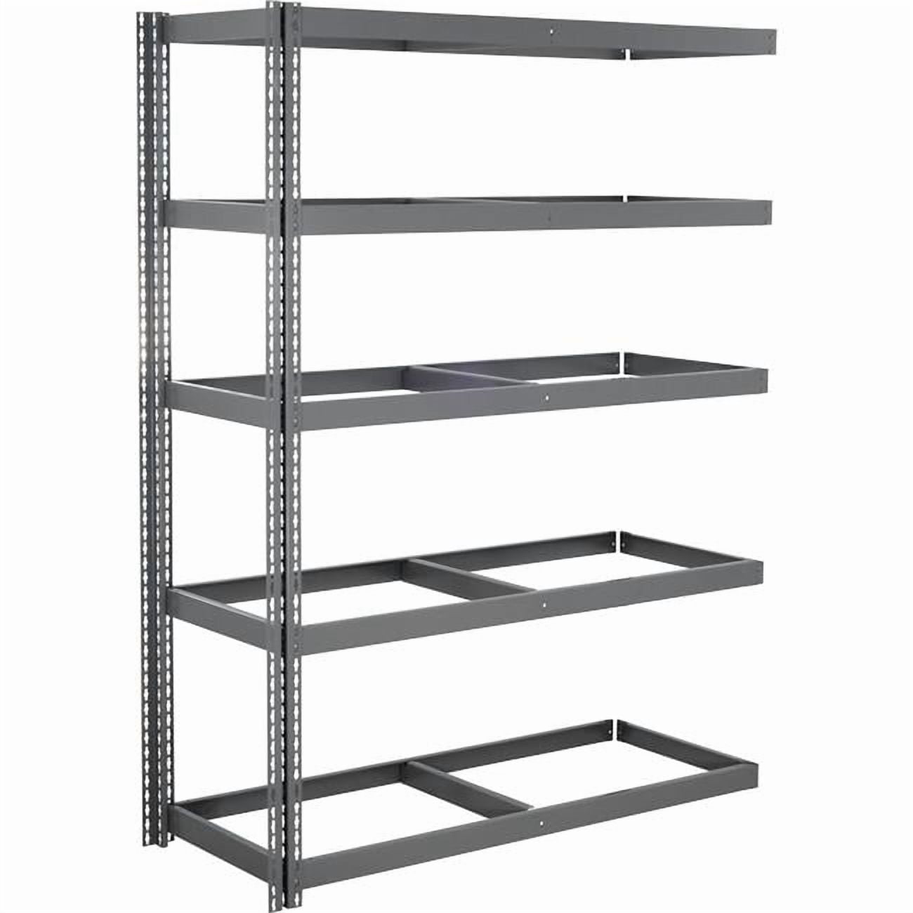Global Industrial ABD48609N5 5 Shelf Heavy Duty Boltless Shelving Add ...