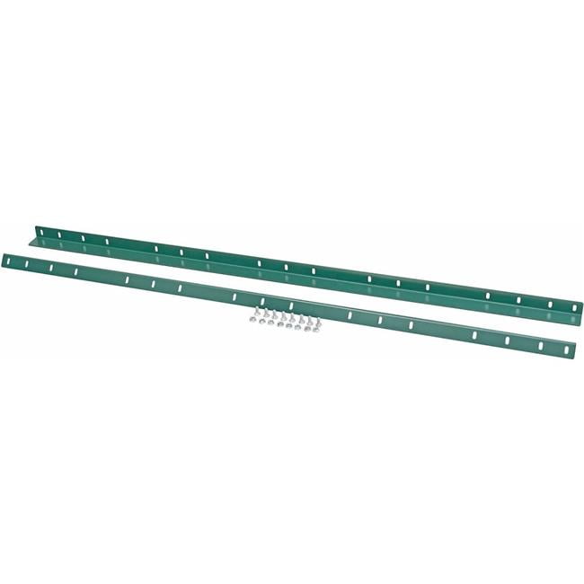 Global Industrial 293185 5 ft. Guide Rail Kit for Roller Conveyors 2 in ...